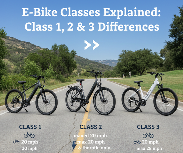 E-Bike Classes Explained: Class 1, 2 & 3 Differences – Favoritebikes
