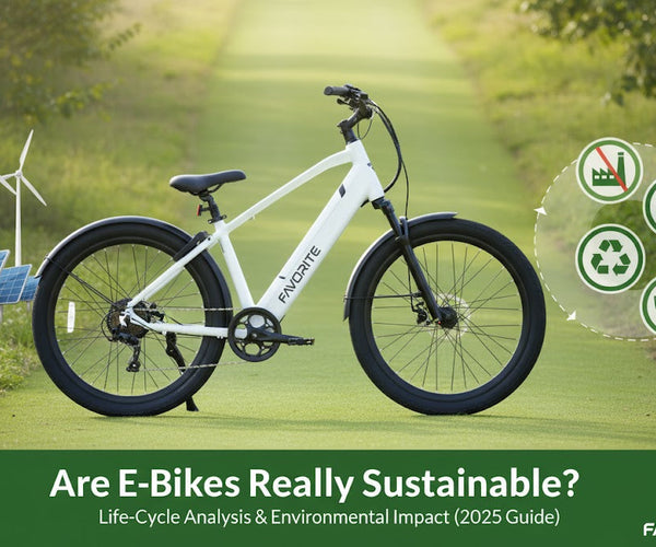 Are E-Bikes Really Sustainable? 2025 Life-Cycle & Impact Guide ...