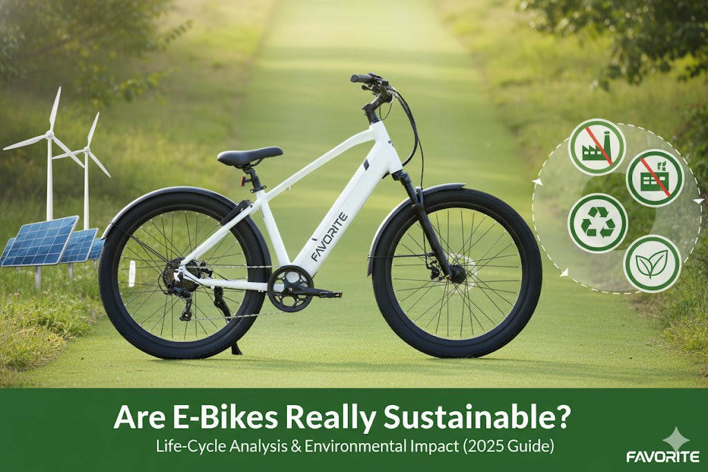 Are E-Bikes Really Sustainable? 2025 Life-Cycle & Impact Guide ...