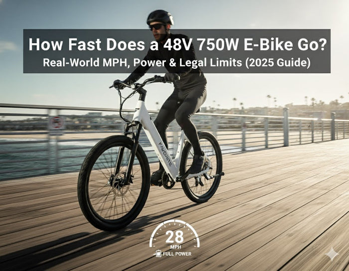 How Fast Does a 48V 750W E-Bike Go? Real MPH Tests – Favoritebikes