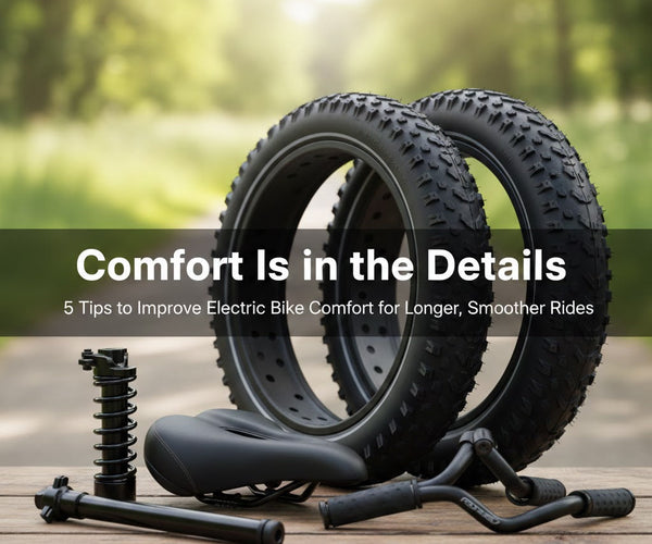 5 Tips to Improve Electric Bike Comfort for Longer, Smoother Rides ...