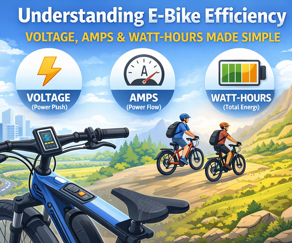 Understanding E-Bike Efficiency: Voltage, Amps & Watt-Hours Made Simpl ...
