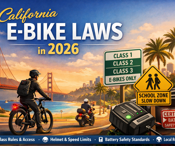 California E-Bike Laws 2026: Classes, Wattage, Helmet & Age Rules ...