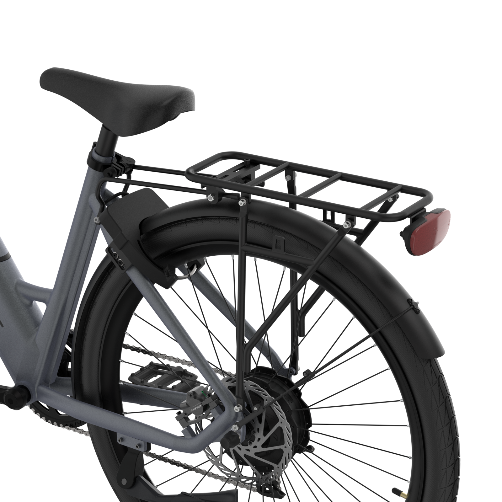 Hybrid Series E-Bike Rack & Custom Rear Lights - Favoritebikes